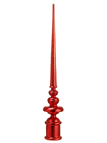 Glass Finial Table Top Red (pack of 4) – All Nations Flower
